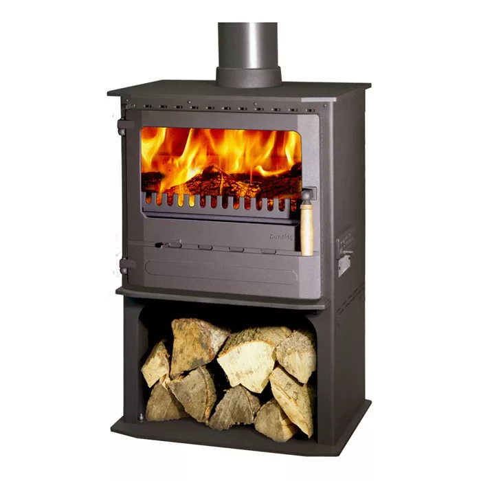Dunsley Heat Highlander 8 Enviro-Burn Solo Log Store - N.E. Stoves